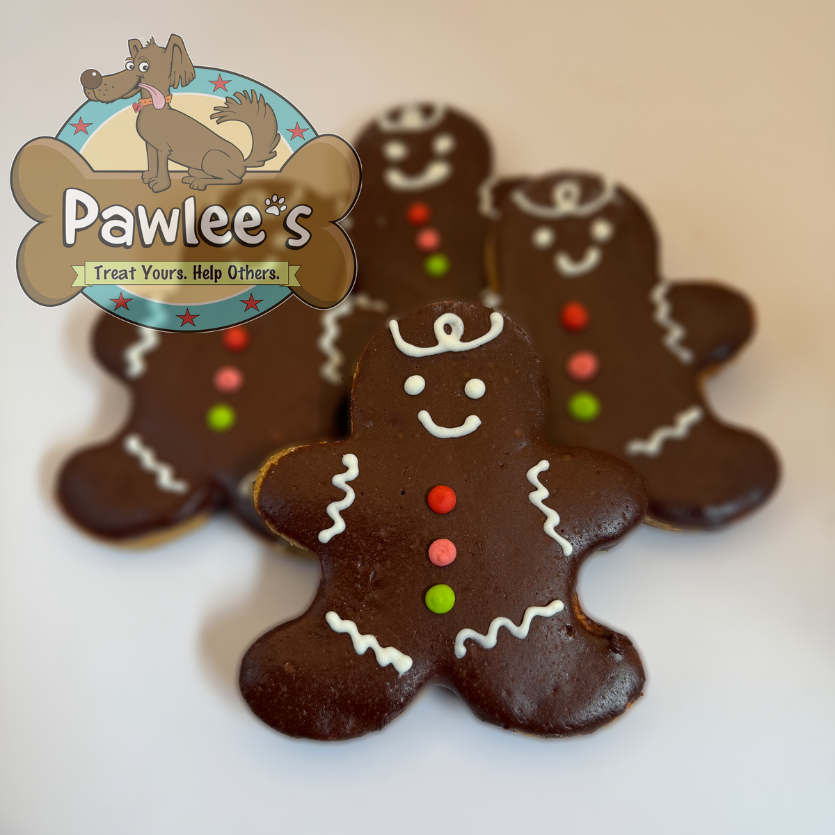 Gingerbread Man Cookie | locally made, handmade, grain-free, dog bakery