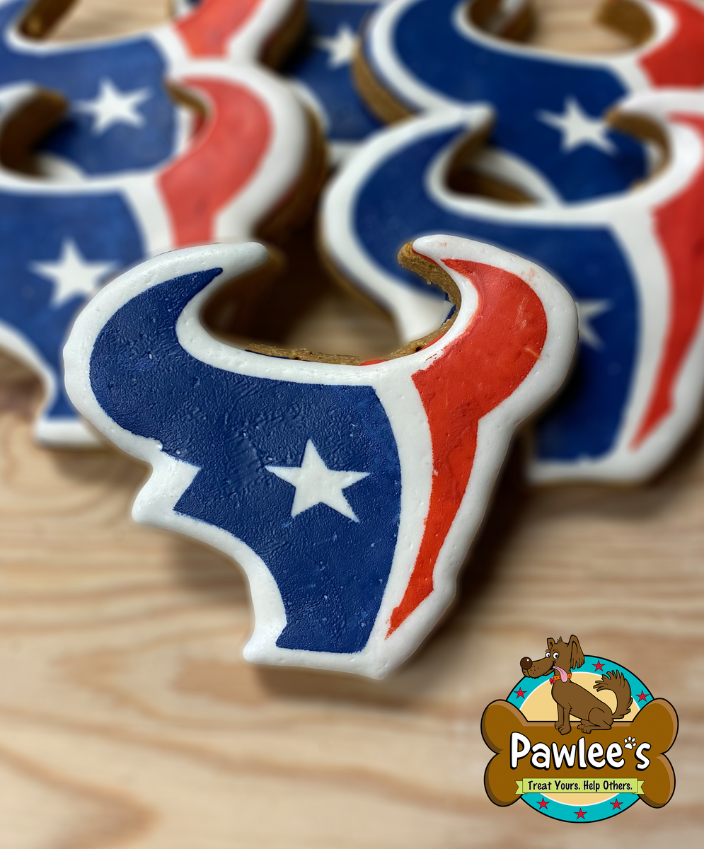 Houston Texans Cookie 10/Pack | locally made, handmade, grain-free, dog ...